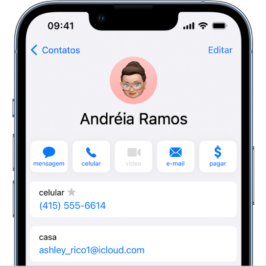 Mantenha contato com amigos e familiares - Suporte da Apple (BR)