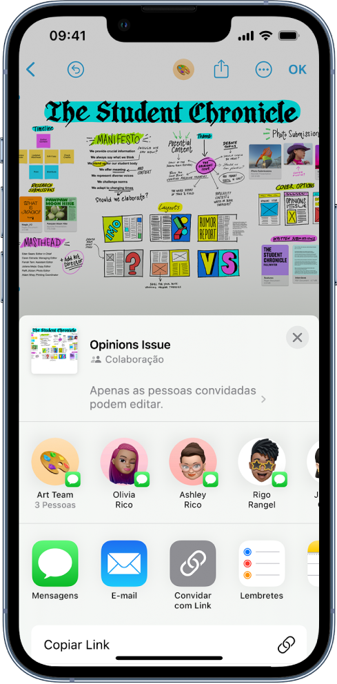 Comece a usar o Freeform no iPhone - Suporte da Apple (BR)