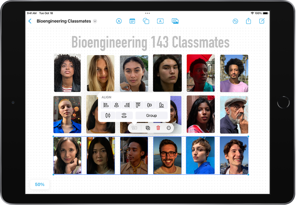 Position items on a Freeform board on iPad - Apple Support