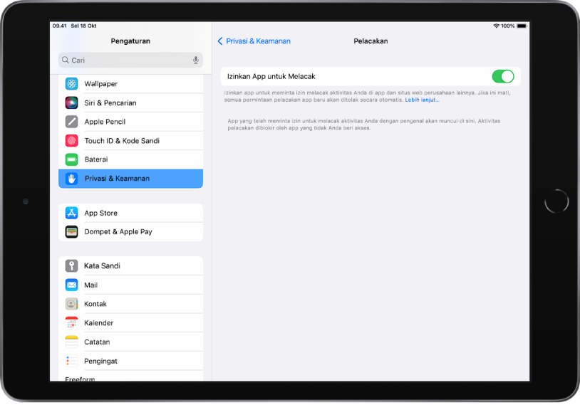 Mempersonalisasikan iPad Anda - Apple Support (ID)