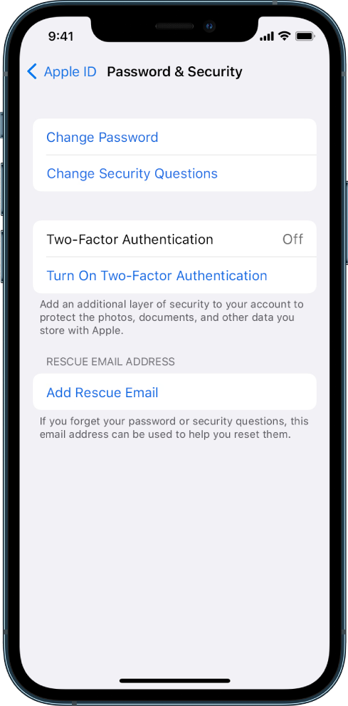 Keep your Apple ID secure – Apple Support (AU)