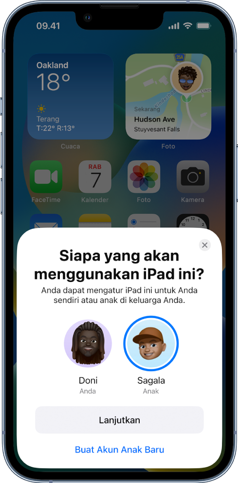 Mengatur perangkat untuk anak dengan Keluarga Berbagi di iPhone - Apple Support (ID)