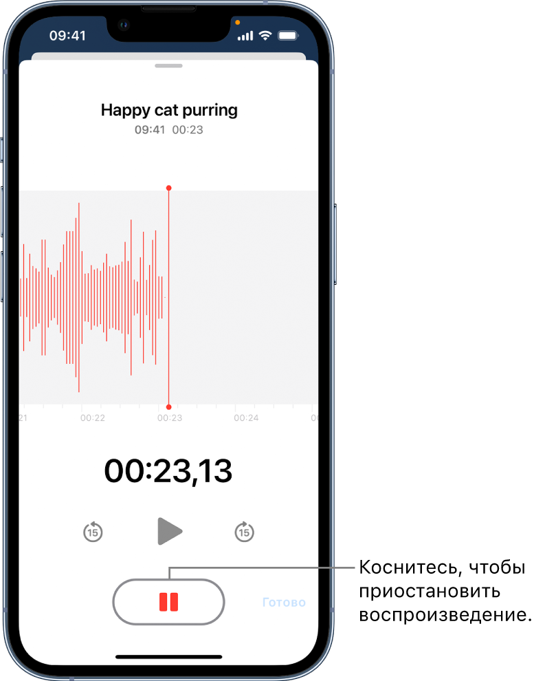 Запись звука в приложении «Диктофон» на iPhone - Служба поддержки Apple ...