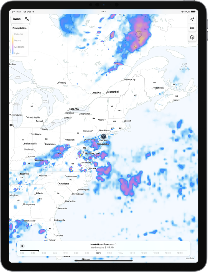View weather maps on iPad - Apple Support