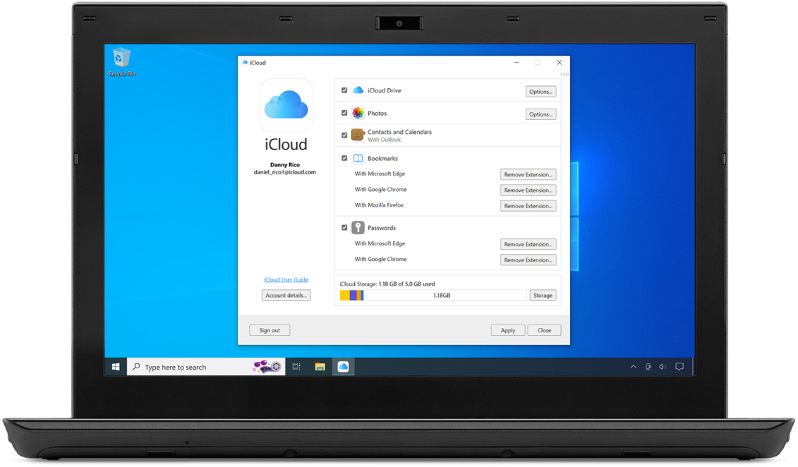iCloud for Windowsユーザガイド - Apple サポート (日本)