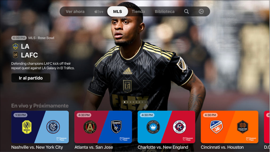 MLS Season Pass en la app Apple TV - Soporte técnico de Apple (US)