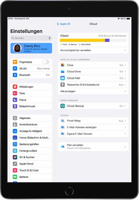Grundlagen konfigurieren - Apple Support (DE)