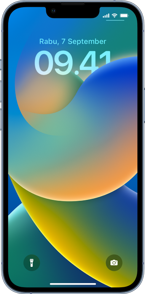 Mengakses fitur dari Layar Terkunci iPhone - Apple Support (ID)