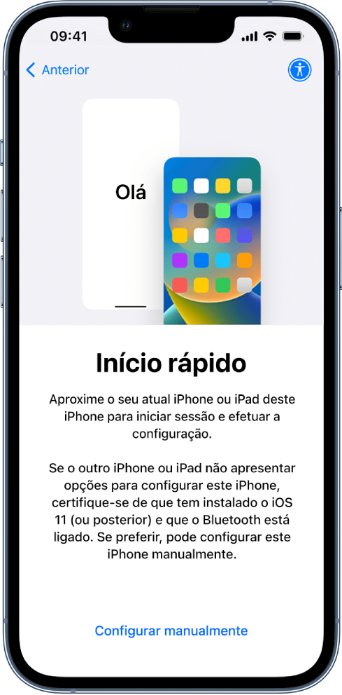 Noções básicas de configuração - Suporte Apple (PT)