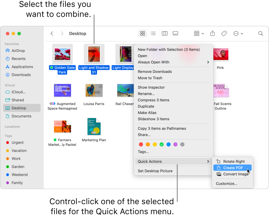 Combine Files Into A PDF On Mac Apple Support