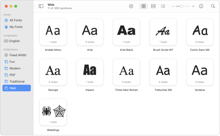Create And Manage Font Collections And Libraries In Font Book On Mac