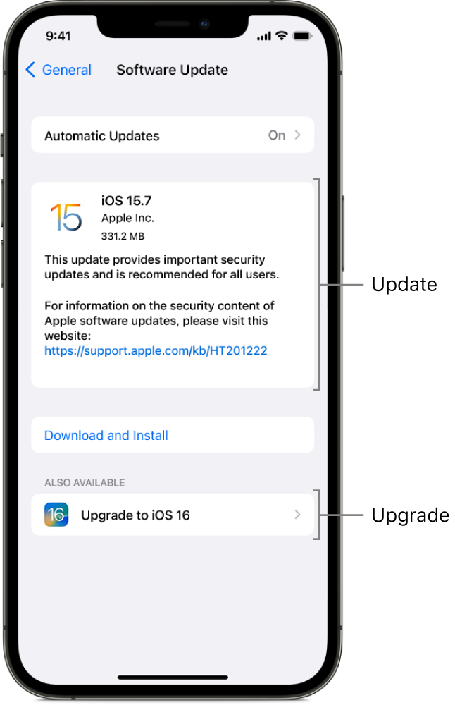 About software updates for Apple devices – Apple Support (AU)