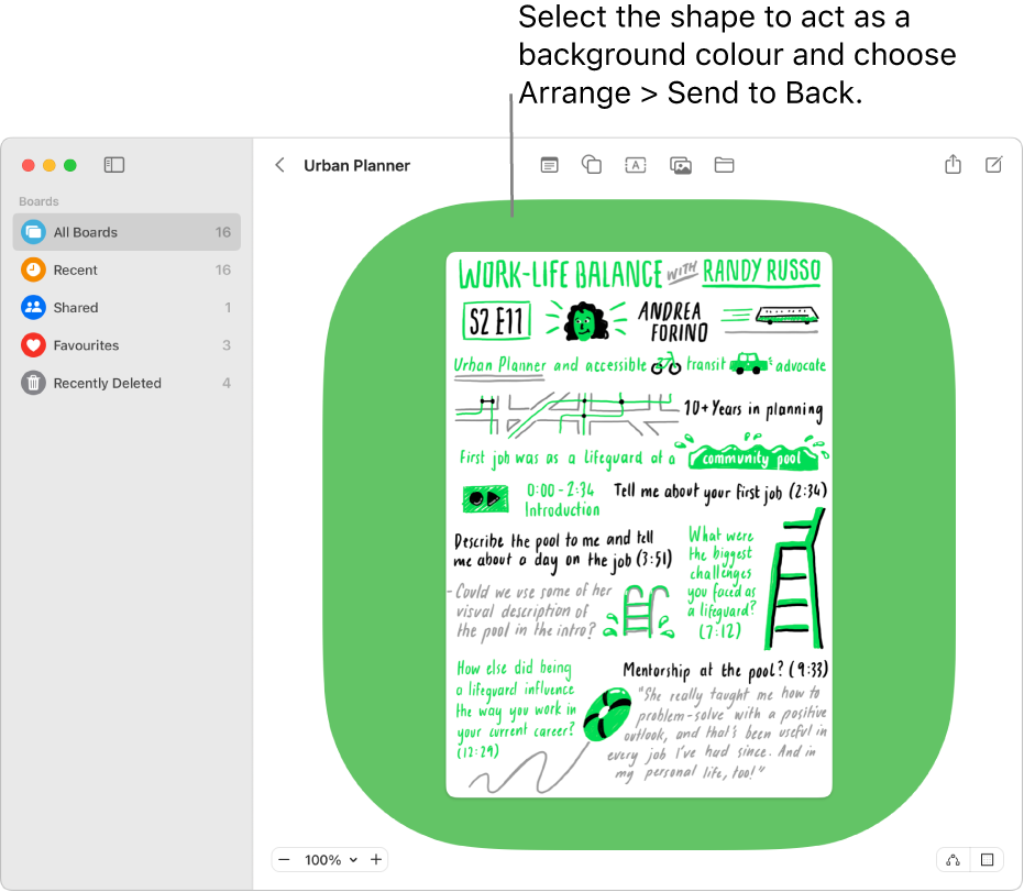 Add a shape or line to a Freeform board on Mac – Apple Support (AU)