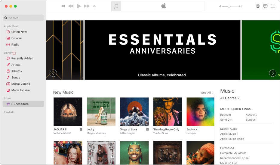 Intro to the iTunes Store in Music on Mac – Apple Support (UK)