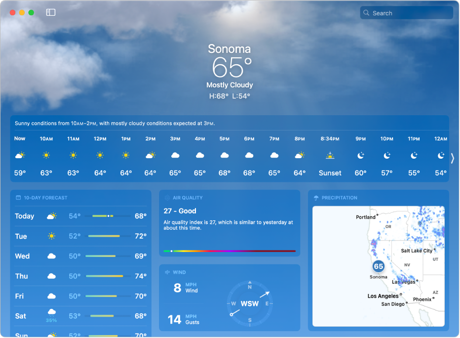 Weather User Guide For Mac Apple Support