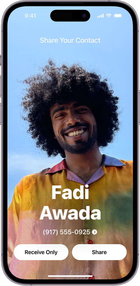 Use NameDrop on iPhone to share your contact info - Apple Support