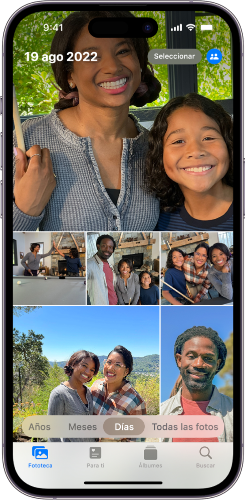 Configurar o unirse a una fototeca compartida en iCloud en la app Fotos ...