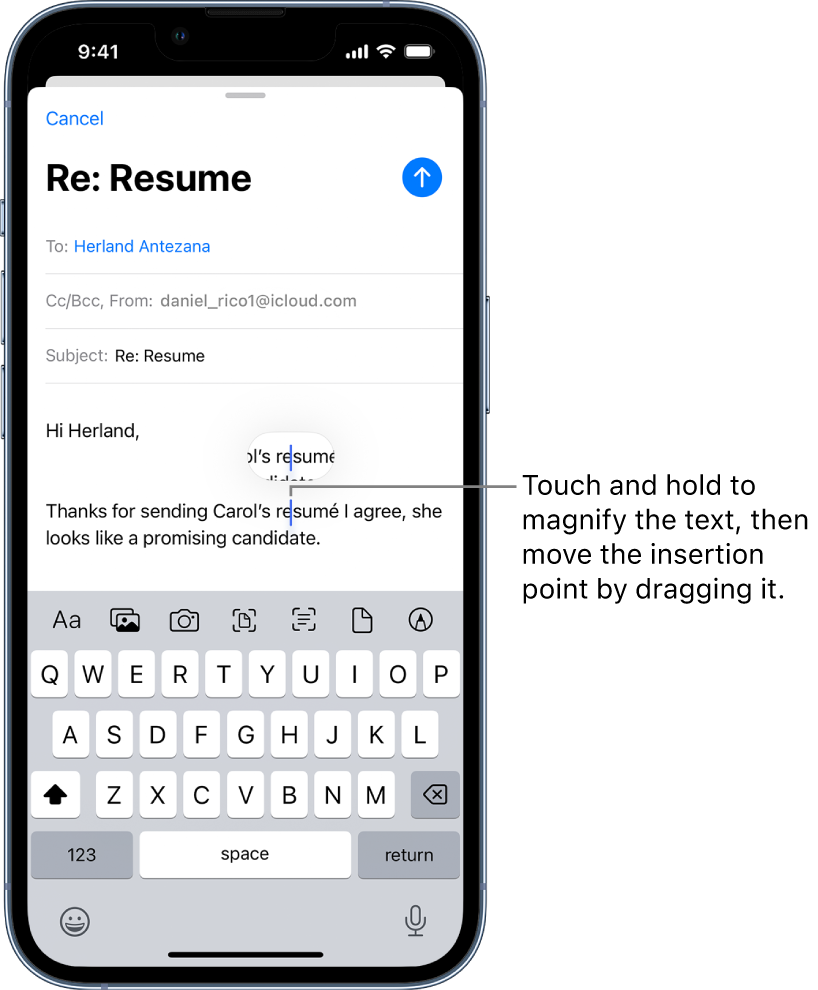 Select Cut Copy And Paste Text On IPhone Apple Support MY 