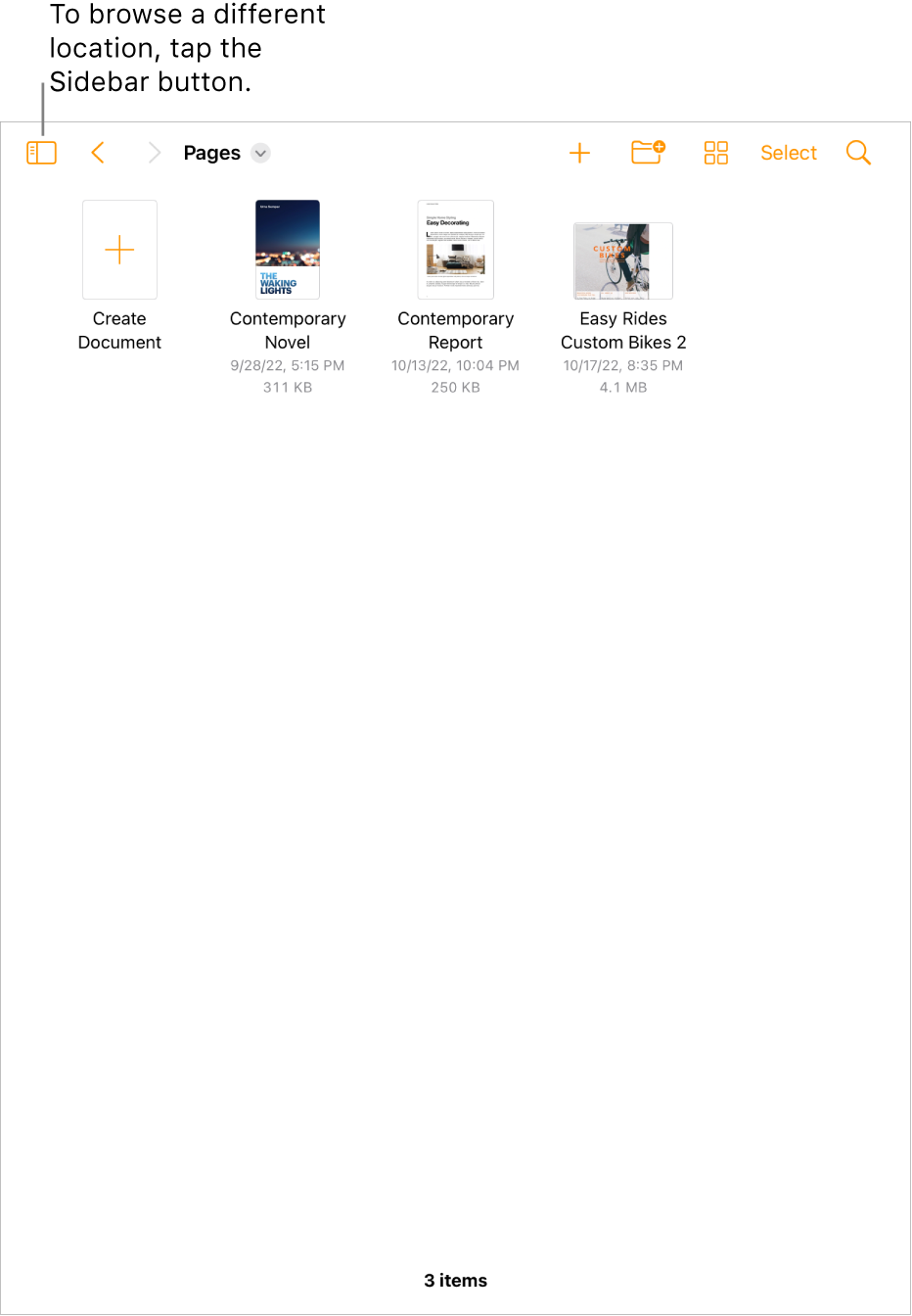 Find A Document In Pages On IPad Apple Support