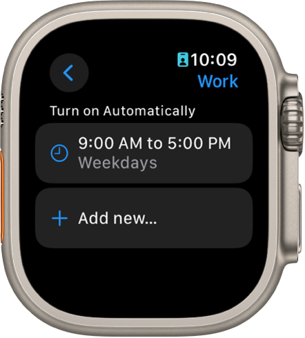 Use Focus on Apple Watch Ultra - Apple Support