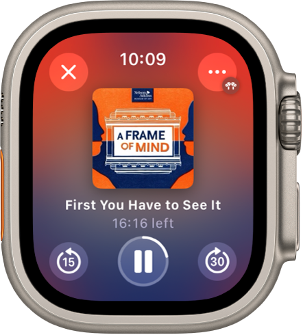 Lire des podcasts sur l’Apple Watch Ultra - Assistance Apple (BE)