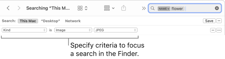 Narrow your search results on Mac – Apple Support (UK)