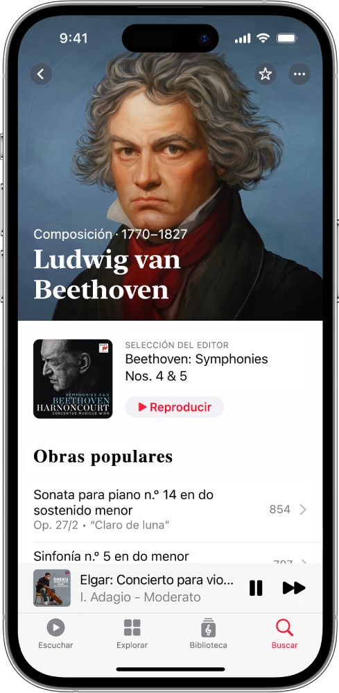 Encuentra música en Apple Music Classical - Soporte técnico de Apple (CO)