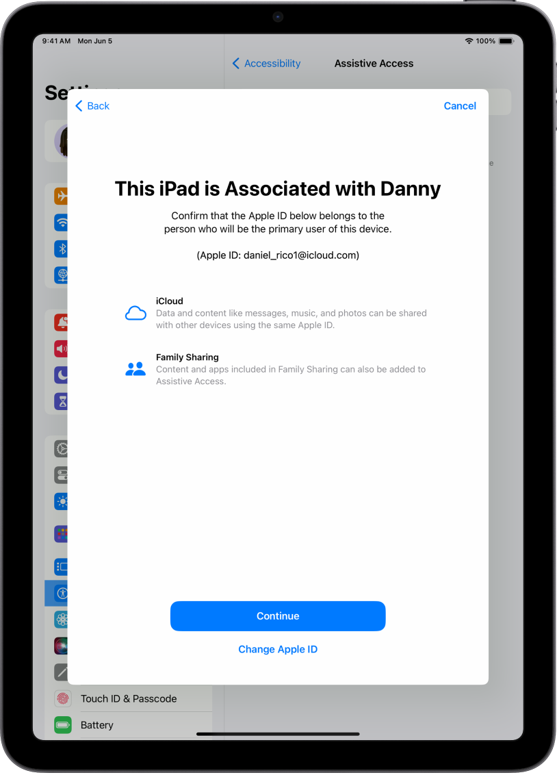 Set up Assistive Access on iPad - Apple Support