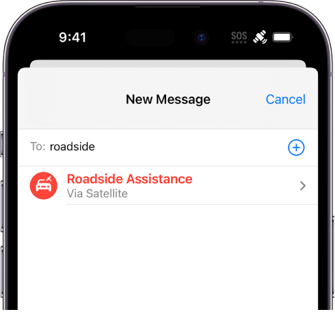 Request Roadside Assistance via satellite on your iPhone - Apple Support
