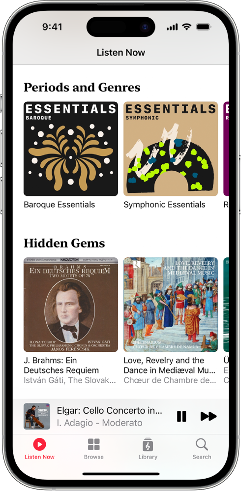 Find music in Apple Music Classical - Apple Support (CA)