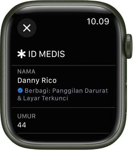 Mengatur dan melihat ID Medis Anda di Apple Watch - Apple Support (ID)