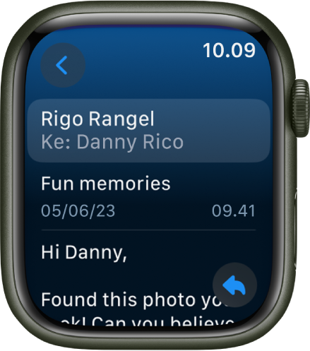 Membaca mail di Apple Watch - Apple Support (ID)