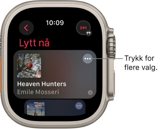 Spill musikk på Apple Watch Ultra - Apple-kundestøtte (NO)