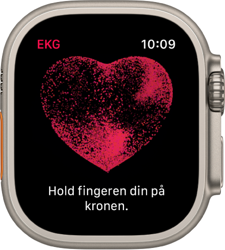 Ta en elektrokardiografimåling med EKG-appen på Apple Watch Ultra ...