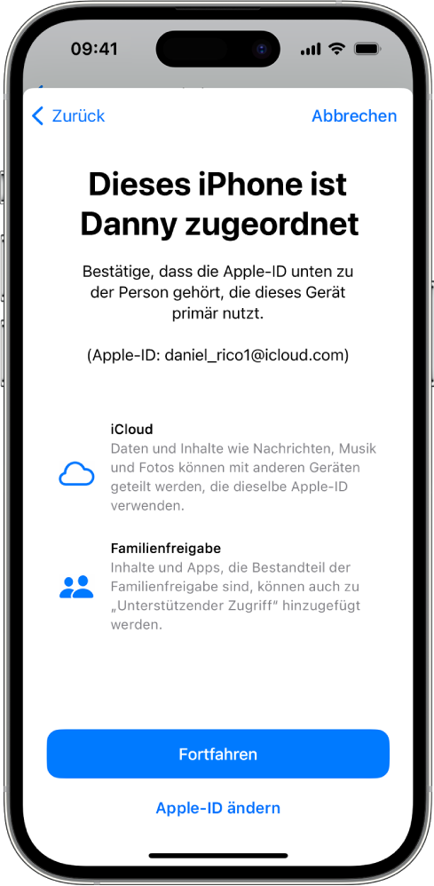 Konfigurieren von „Unterstützender Zugriff“ auf dem iPhone - Apple Support (DE)