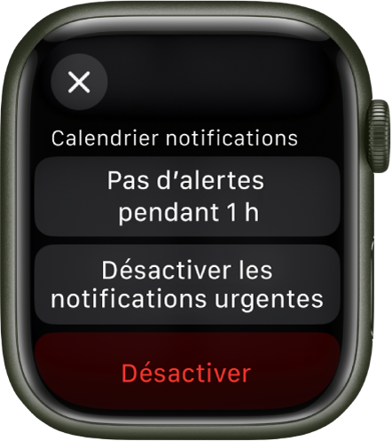 Modifier les réglages des notifications sur l’Apple Watch – Assistance ...