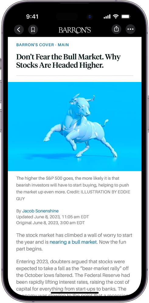 Read business news in Stocks on iPhone – Apple Support (UK)