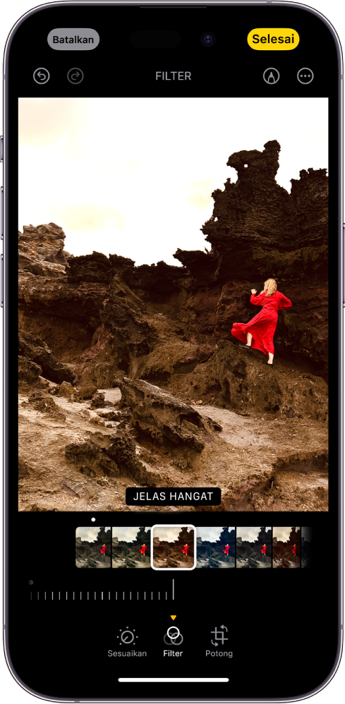 Mengedit foto dan video di iPhone - Apple Support (ID)