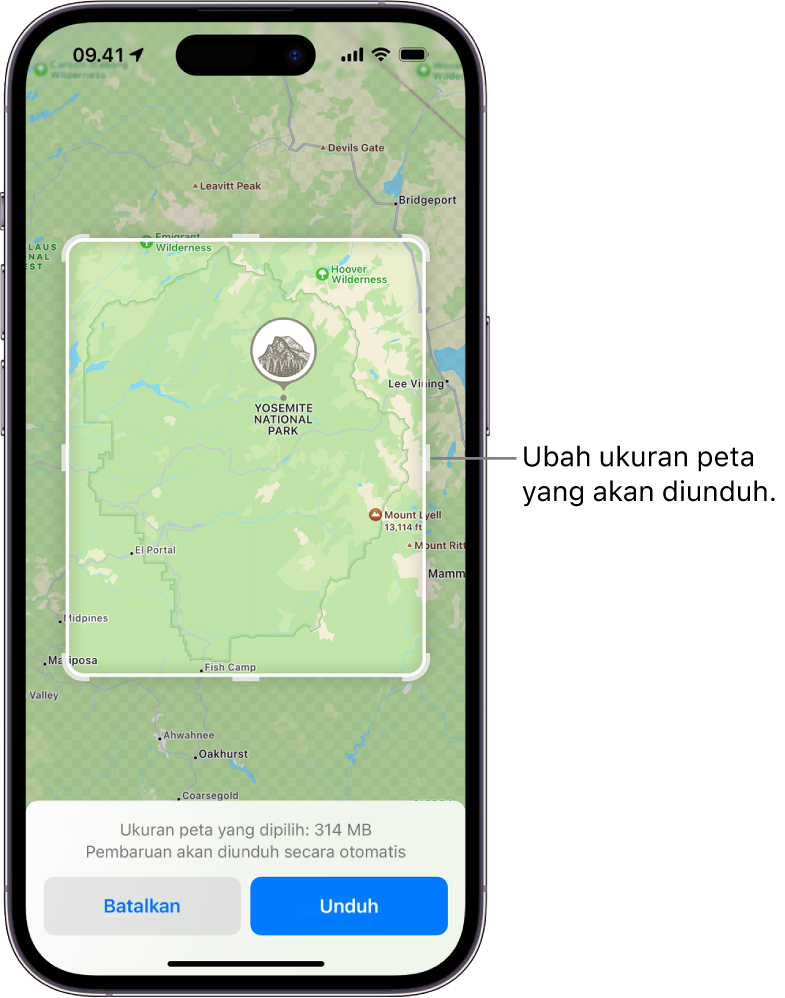 Mengunduh Peta offline di iPhone - Apple Support (ID)