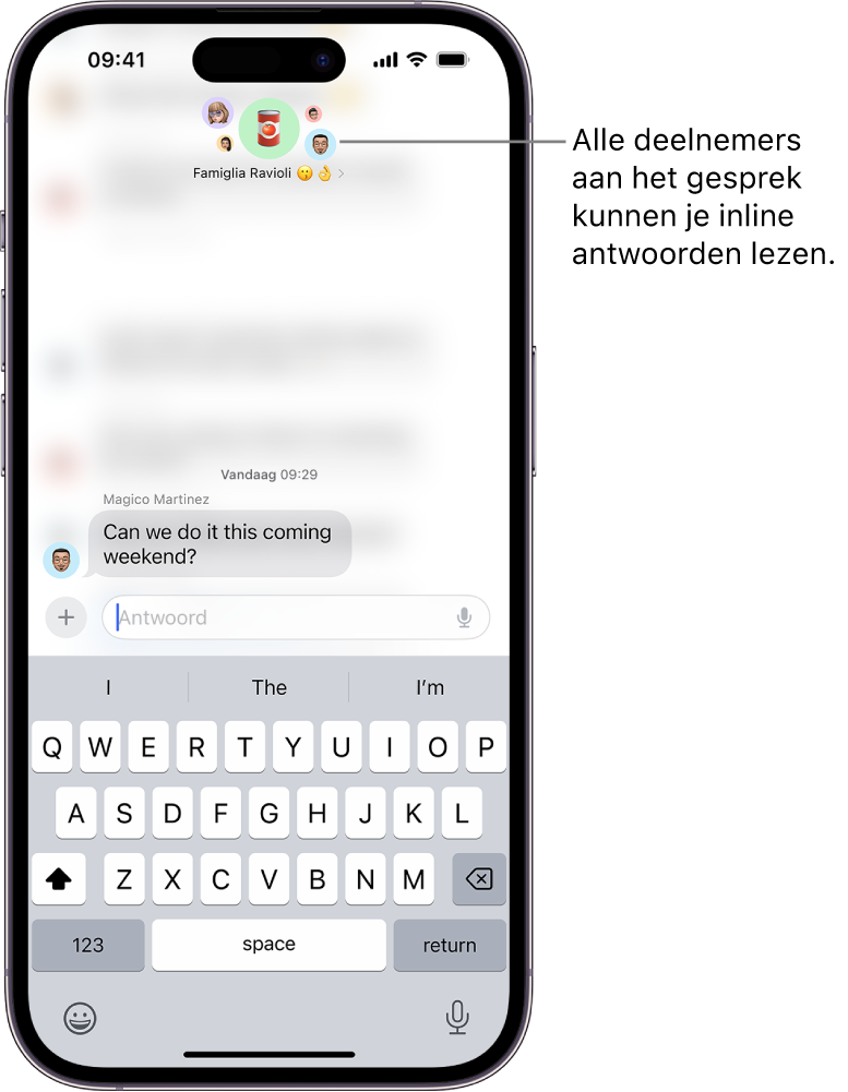 Berichten versturen en beantwoorden op de iPhone - Apple Support (NL)