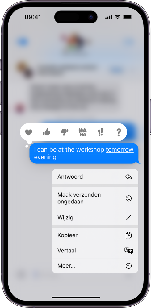 Verstuurde berichten ongedaan maken en wijzigen op de iPhone - Apple ...