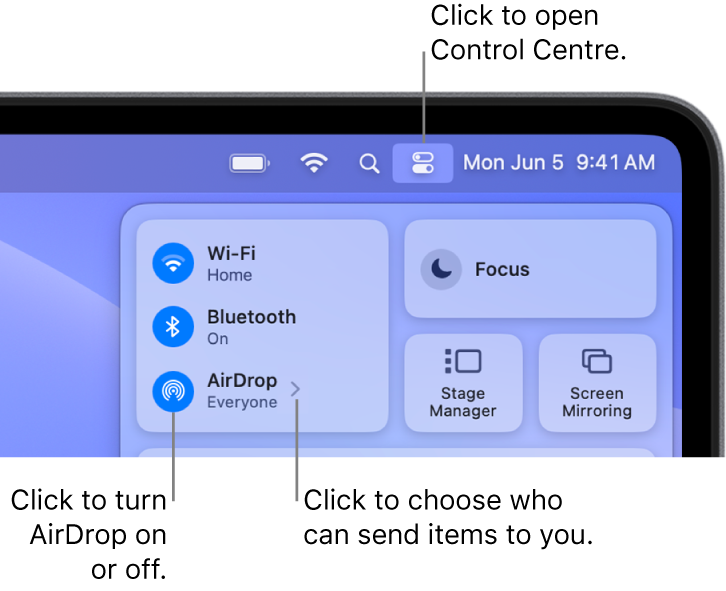 Use AirDrop on your Mac to send files to devices near you – Apple ...