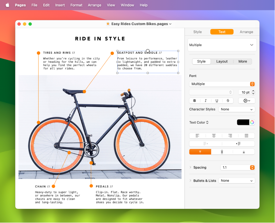 Create and work with documents on Mac – Apple Support (UK)