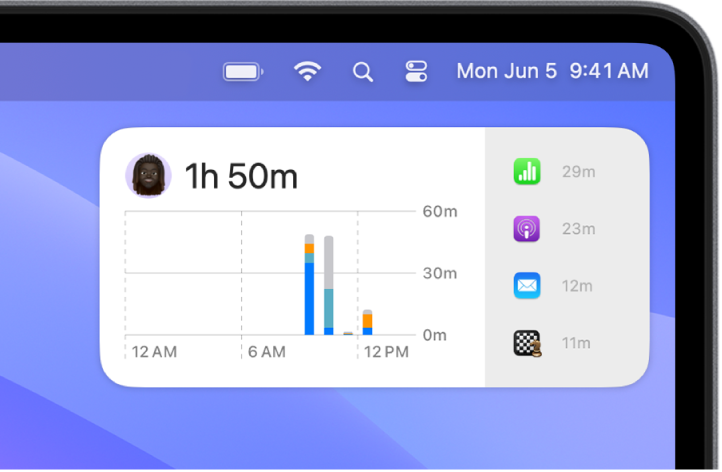 Use Screen Time widgets on Mac - Apple Support (PH)