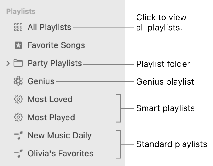 Intro to playlists in Music on Mac - Apple Support