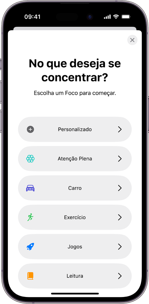 Configure um Foco no iPhone - Suporte da Apple (BR)