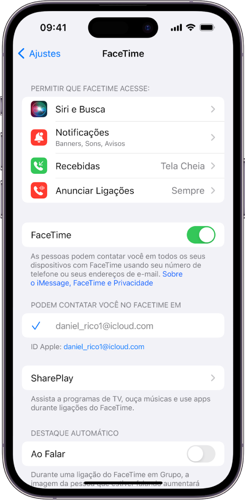 Comece a usar o FaceTime no iPhone - Suporte da Apple (BR)