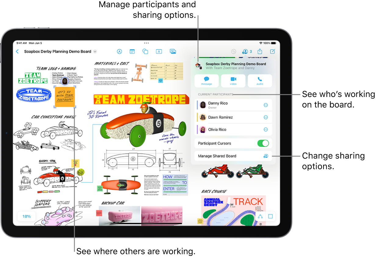 Share Freeform boards and collaborate on iPad – Apple Support (AU)
