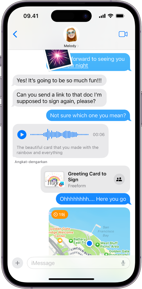 Mengenai iMessage di iPhone - Apple Support (ID)