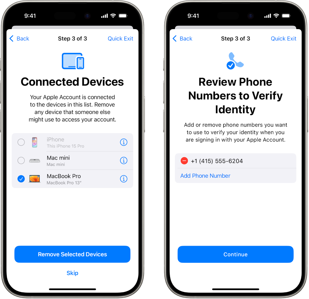 Safety Check for an iPhone with iOS 16 or later – Apple Support (AU)